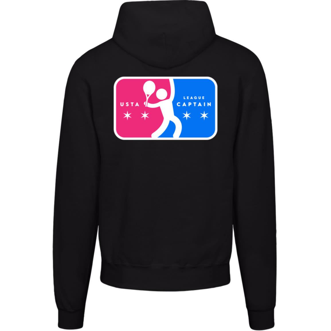 League Captain/USTA Double Logo Men's Luxury Hoodie – USTA Midwest Chicago