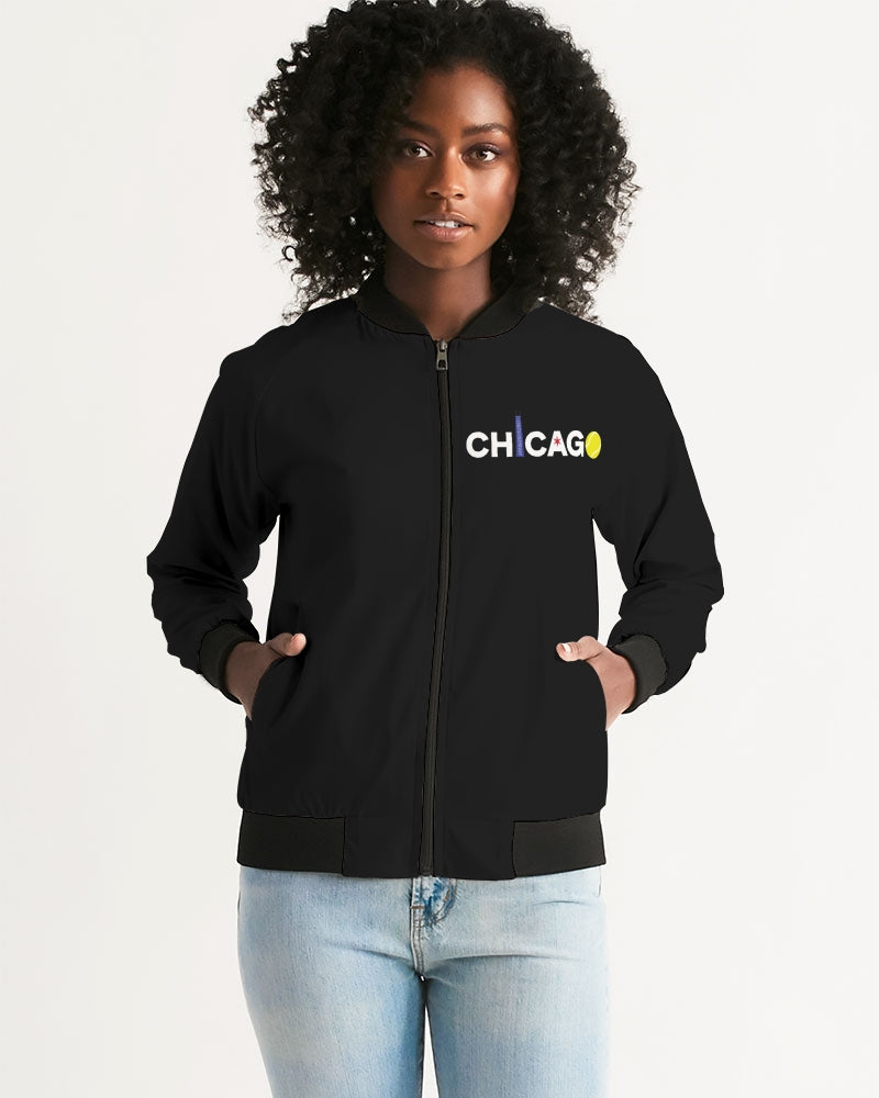 Chicago Designer Women's Bomber Jacket – USTA Midwest Chicago